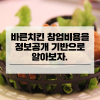 자영업 바른치킨 창업비용을 정보공개 기반으로 알아보자 Ft 교육비 인테리어 네이버 블로그